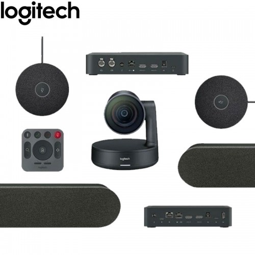 LOGITECH RALLY PLUS EU PREMIUM ULTRA-HD CONFERENCE AUTOMATIC CAMERA CONTROL BLACK - Gold One ...